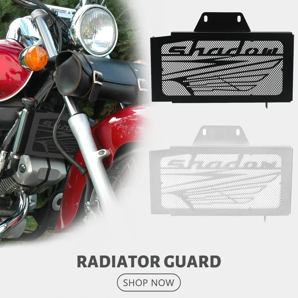Motorcycle Oil Cooler Guards Shadow 125 Radiator Grille Guard Cover ...