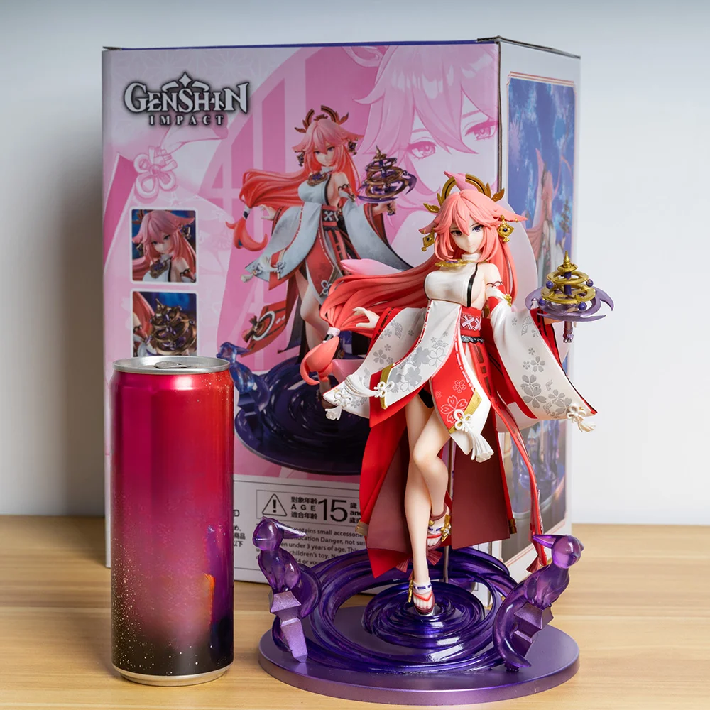 Figura DE ACCIÓN DE Genshin Impact, Yae Miko, juego Kawaii, Anime ...