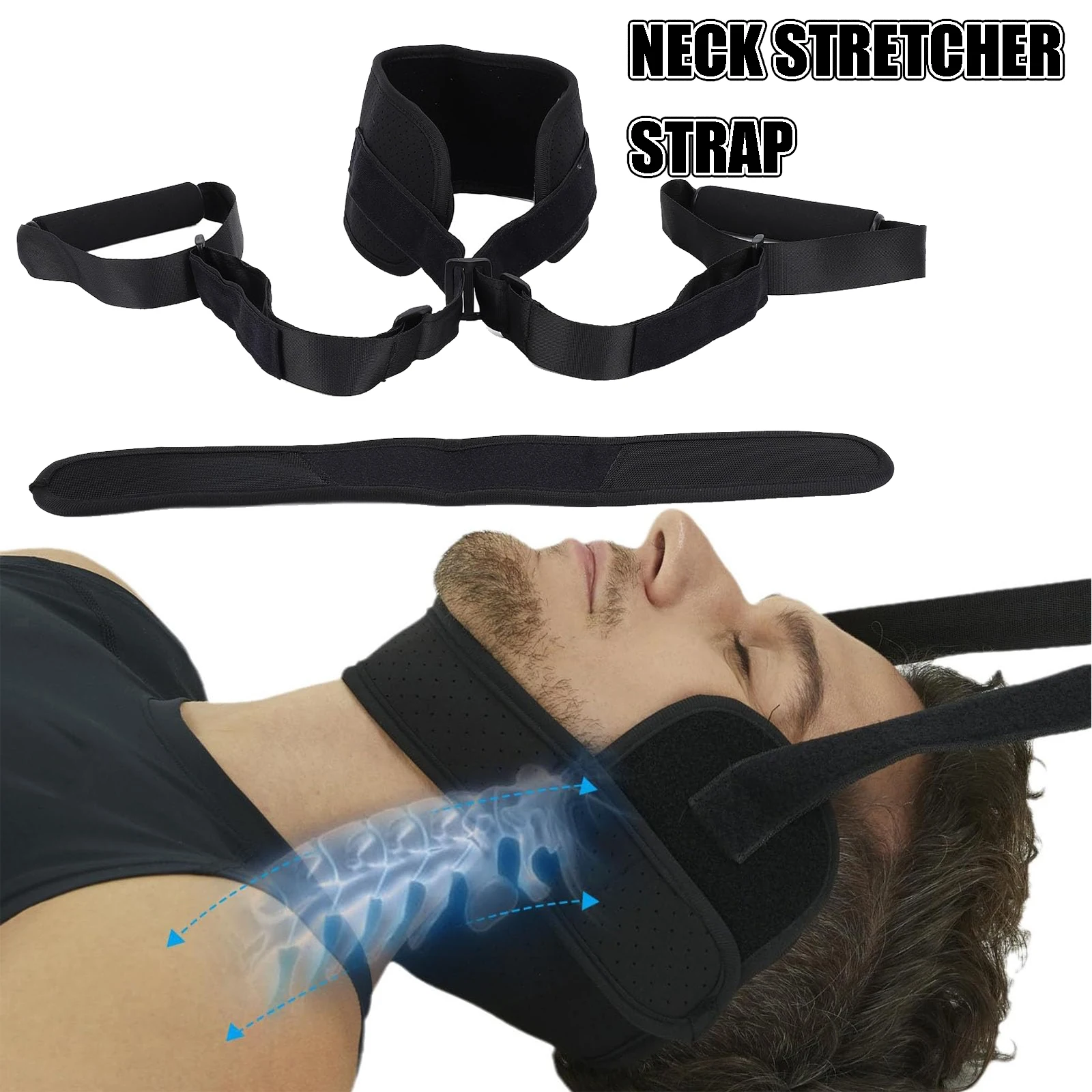 Neck Stretcher Strap for Neck Pain Neck Decompression Strap with ...