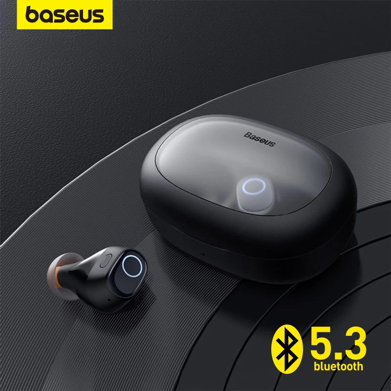 Baseus WM03 Wireless Earphones TWS Bluetooth 5.3 Headphones,Comfortable Wear,38 hours Long ...