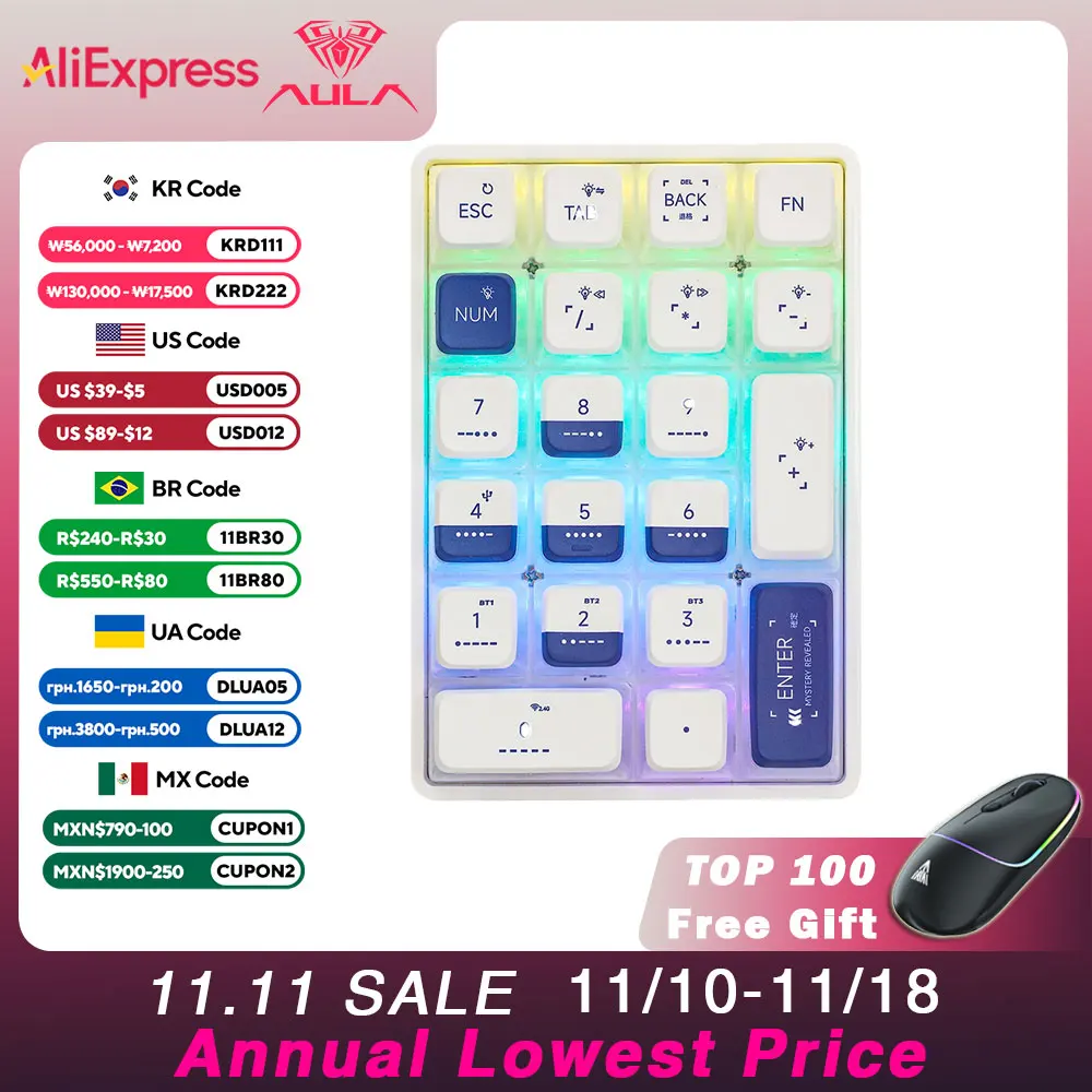 LEOBOG-Pav-num-rique-Bluetooth-K21-clavier-num-rique-m-canique-clavier ...