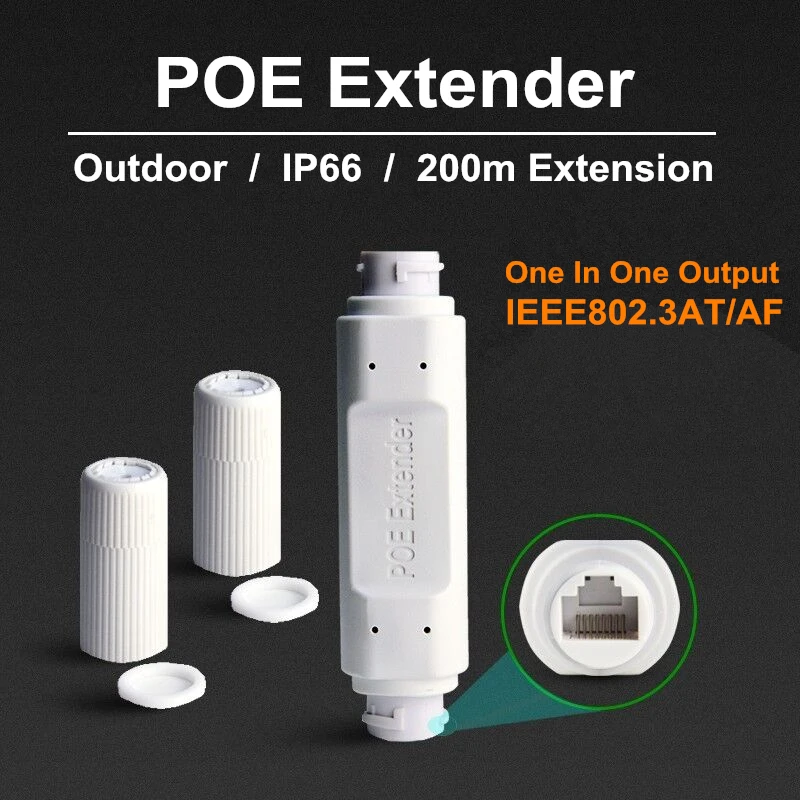 Poe Extender Kültéri Vízálló 200M -Es Hálózati Kiterjesztés Egy ...