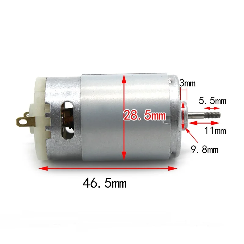 Thread-shaft-390-motor-7-4V-high-speed-high-speed-torque-motor-DIY ...