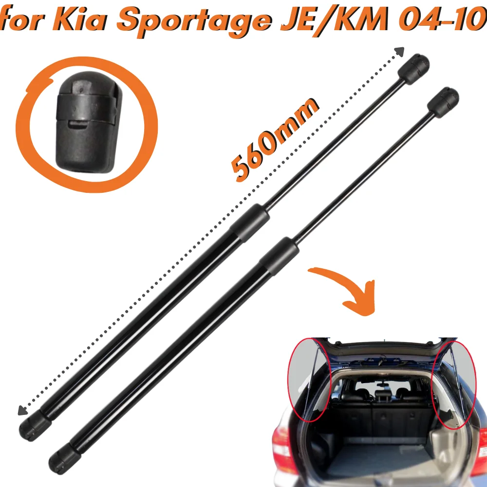 Qty(2) Trunk Struts for Kia Sportage 2nd JE/KM 2004 2010 SUV 560MM Rear ...