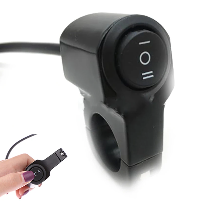 22Cm-7-8in-Aluminum-Motorcycle-Handlebar-Headlight-Switch-Three ...