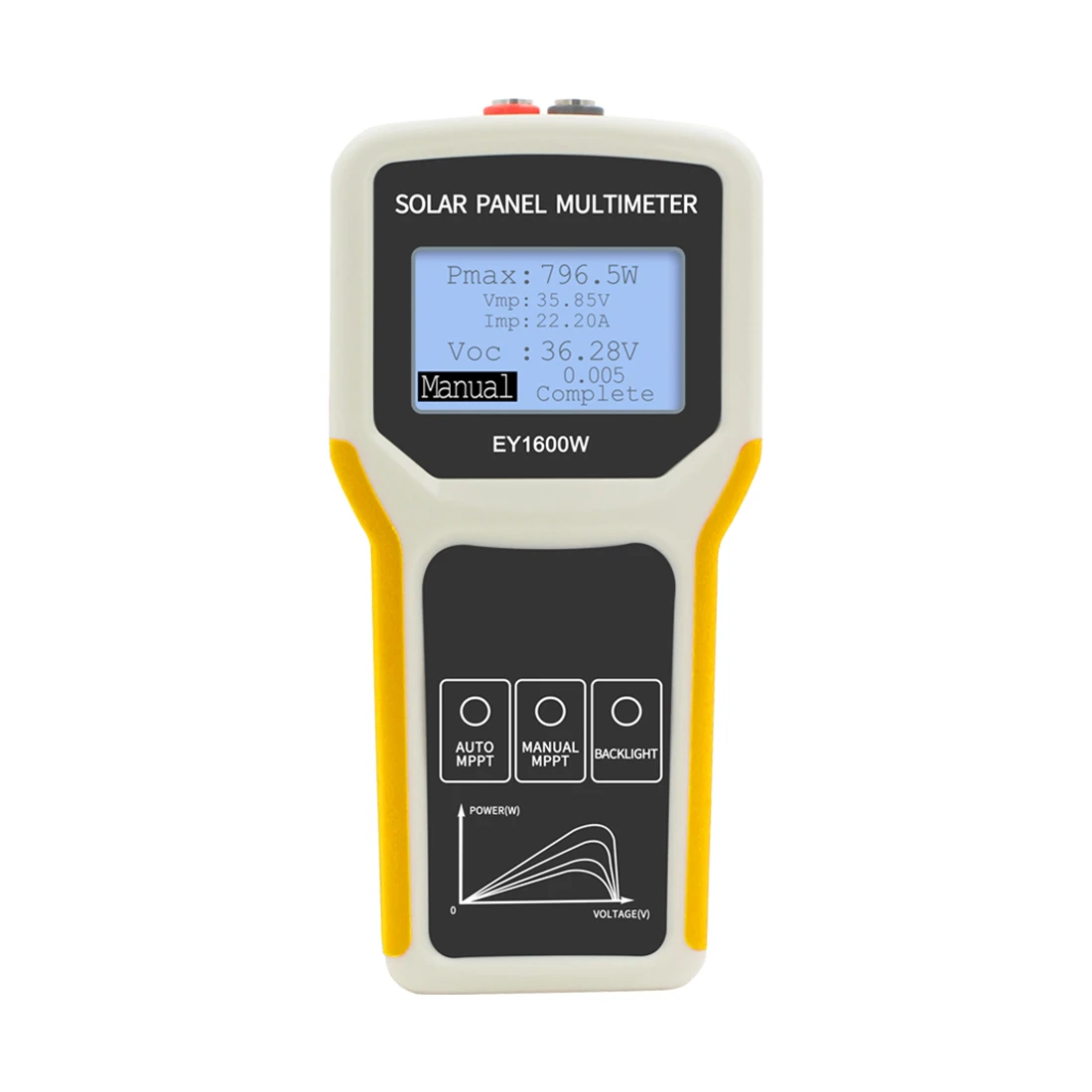 EY1600W MPPT LCD Display Solar Panel PV Tester Kit Smart Current ...