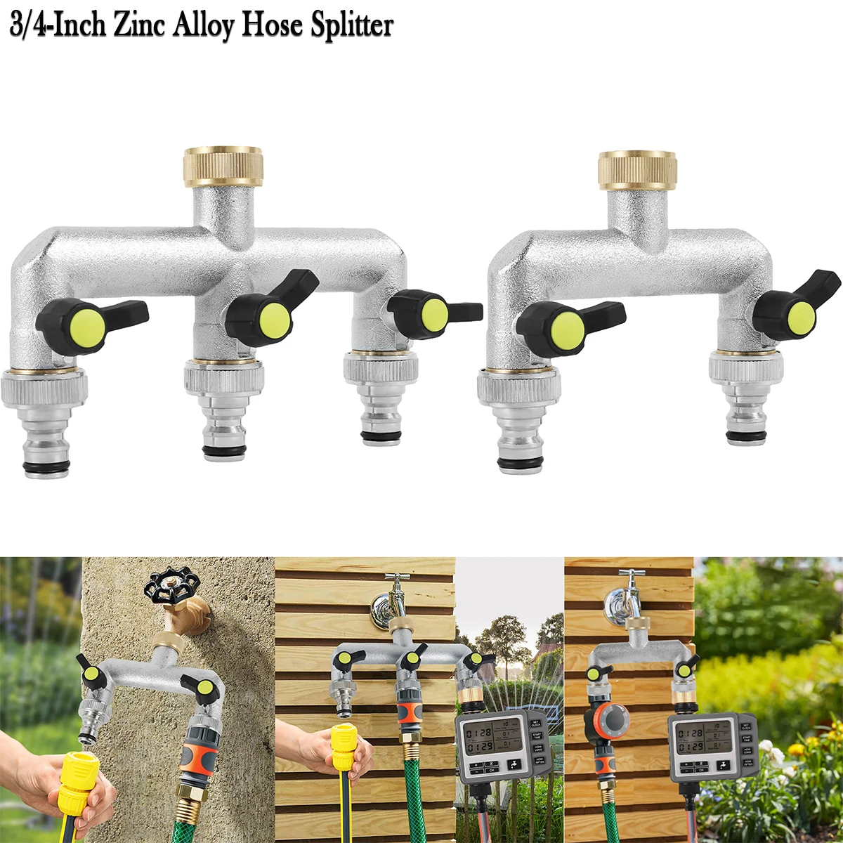 3-4-In-2-3-Way-Hose-Splitter-Garden-Water-Splitter-Faucet-Adapter ...