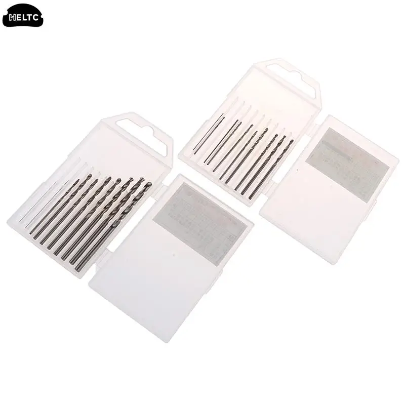 10Pcs-Box-High-Quality-Mini-Drill-HSS-Bit-0-8mm-3-0mm-Straight-Shank ...