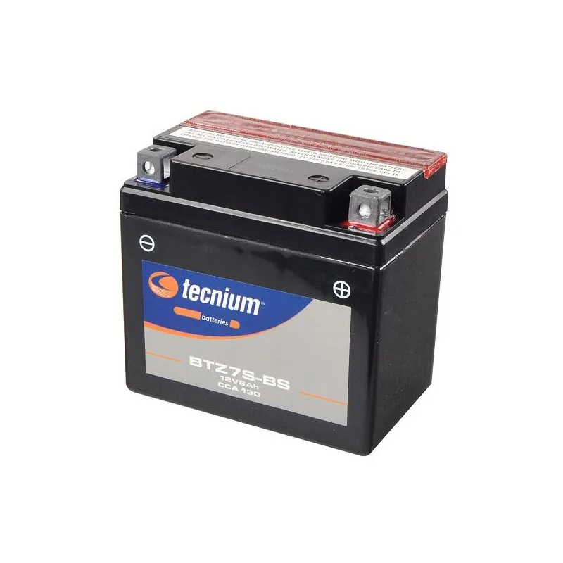 Technium YTZ7S-BS / BTZ7S-BS 12v 6ah motorcycle battery Volt battery ...