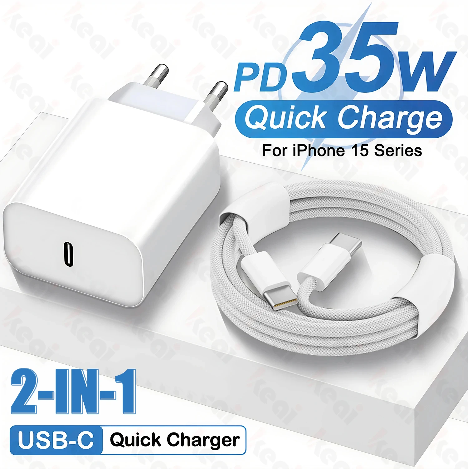 35W PD USB C Charger For APPLE iPhone 15 Pro Max Plus Fast Charging For ...