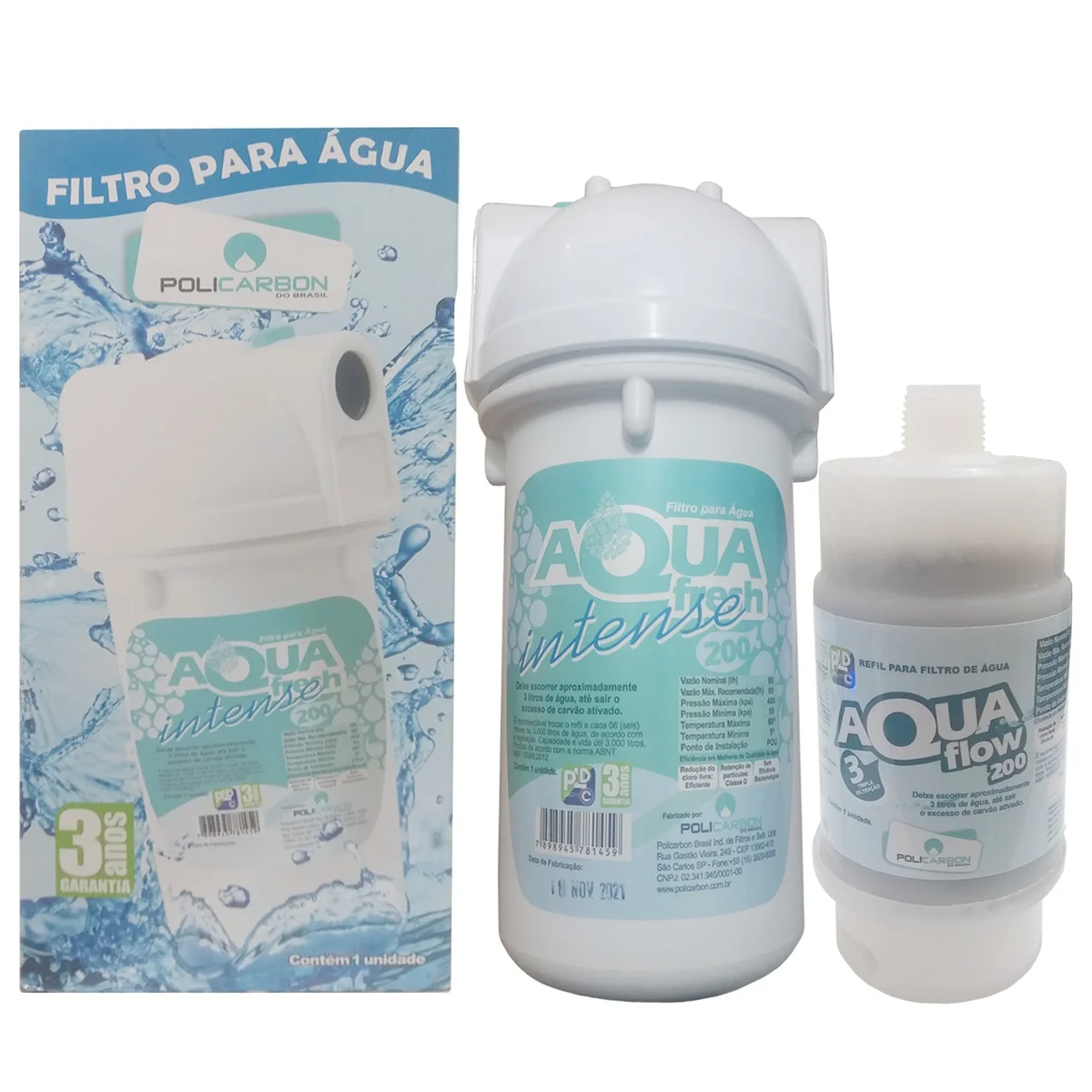 Pou-AquaFresh-Intense-Filter-200-Activated-Carbon-Carcass-Point-Use ...