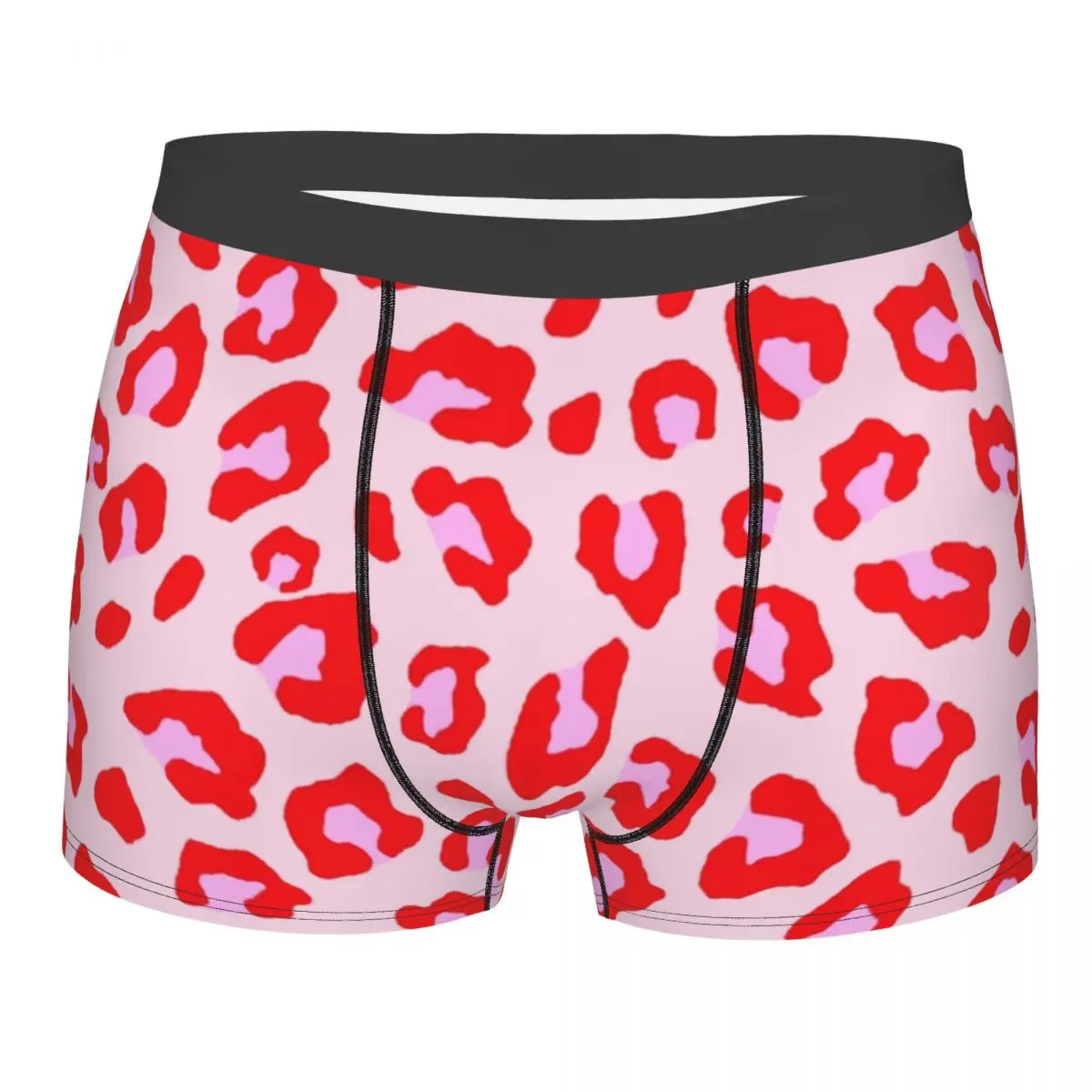 Leopard-Print-Red-And-Pink-Underwear-Men-Print-Customized-Animal-Fur ...