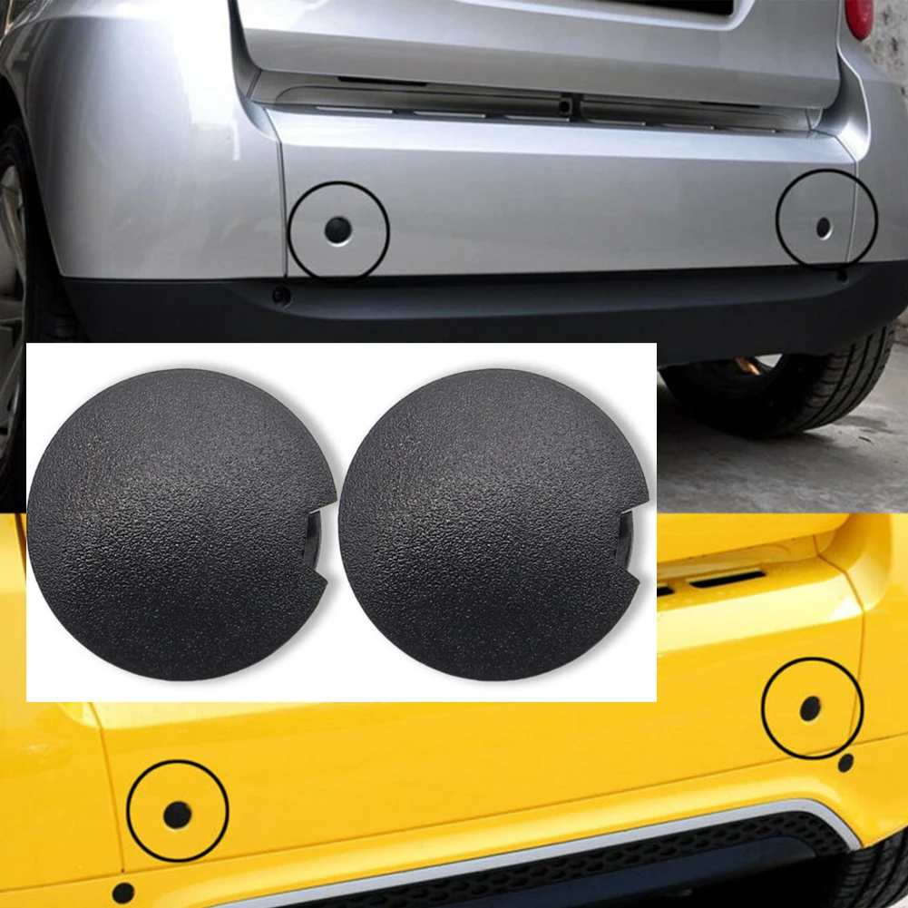 2Pcs-Rear-Bumper-Towing-Eye-Cover-Tow-Cap-Plug-For-Fortwo-2008-2016 ...