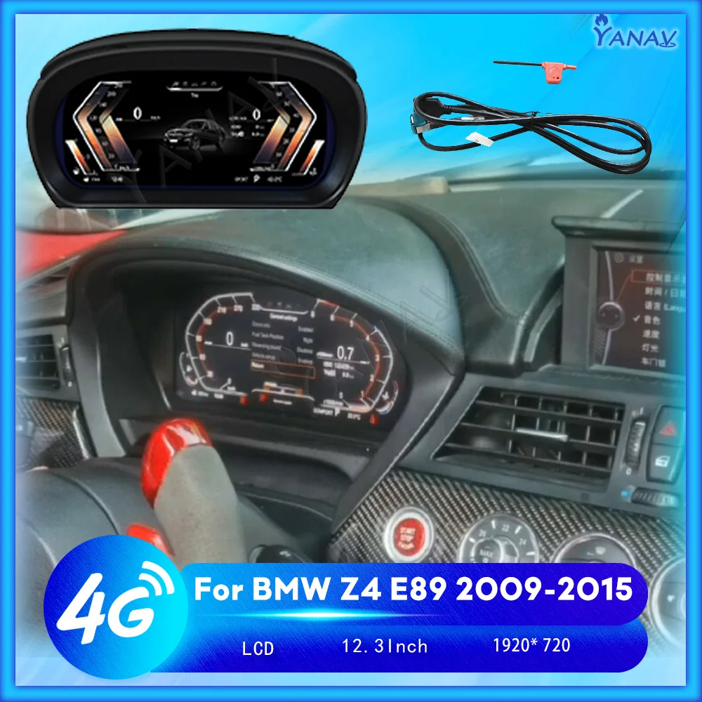12-3-Inch-Car-Digital-Cluster-For-BMW-Z4-E89-2009-2015-LCD-Speed-Meter ...