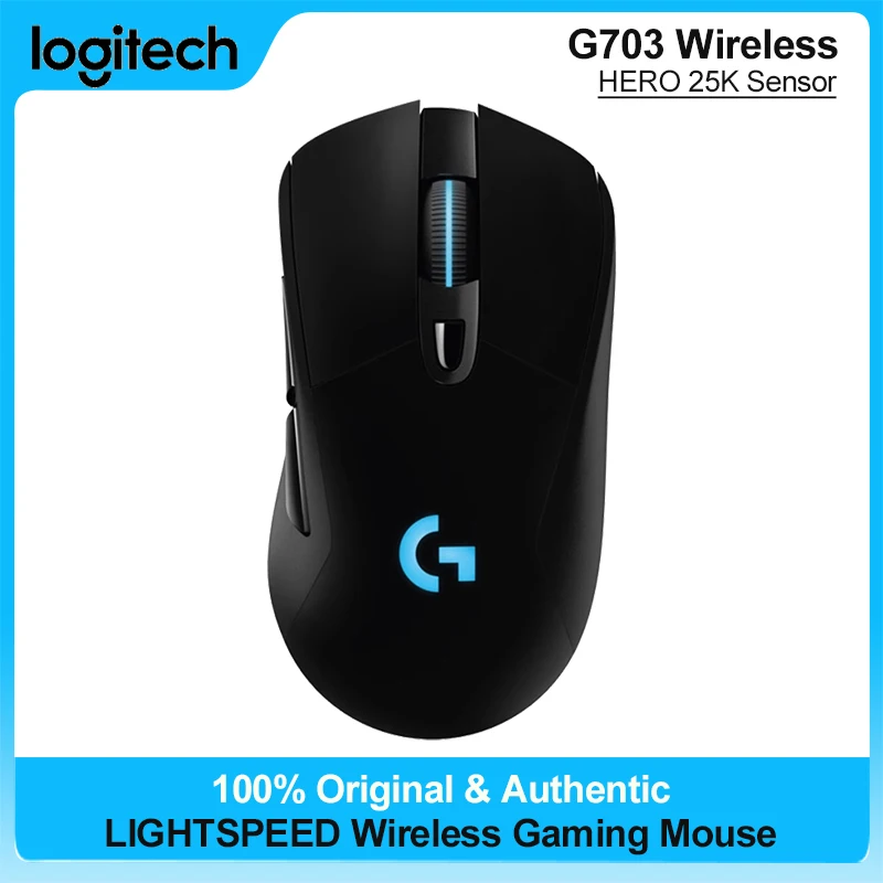 Logitech-G703-LIGHTSPEED-HERO-Sensor-E-sports-Gaming-Mouse-25600DPI ...