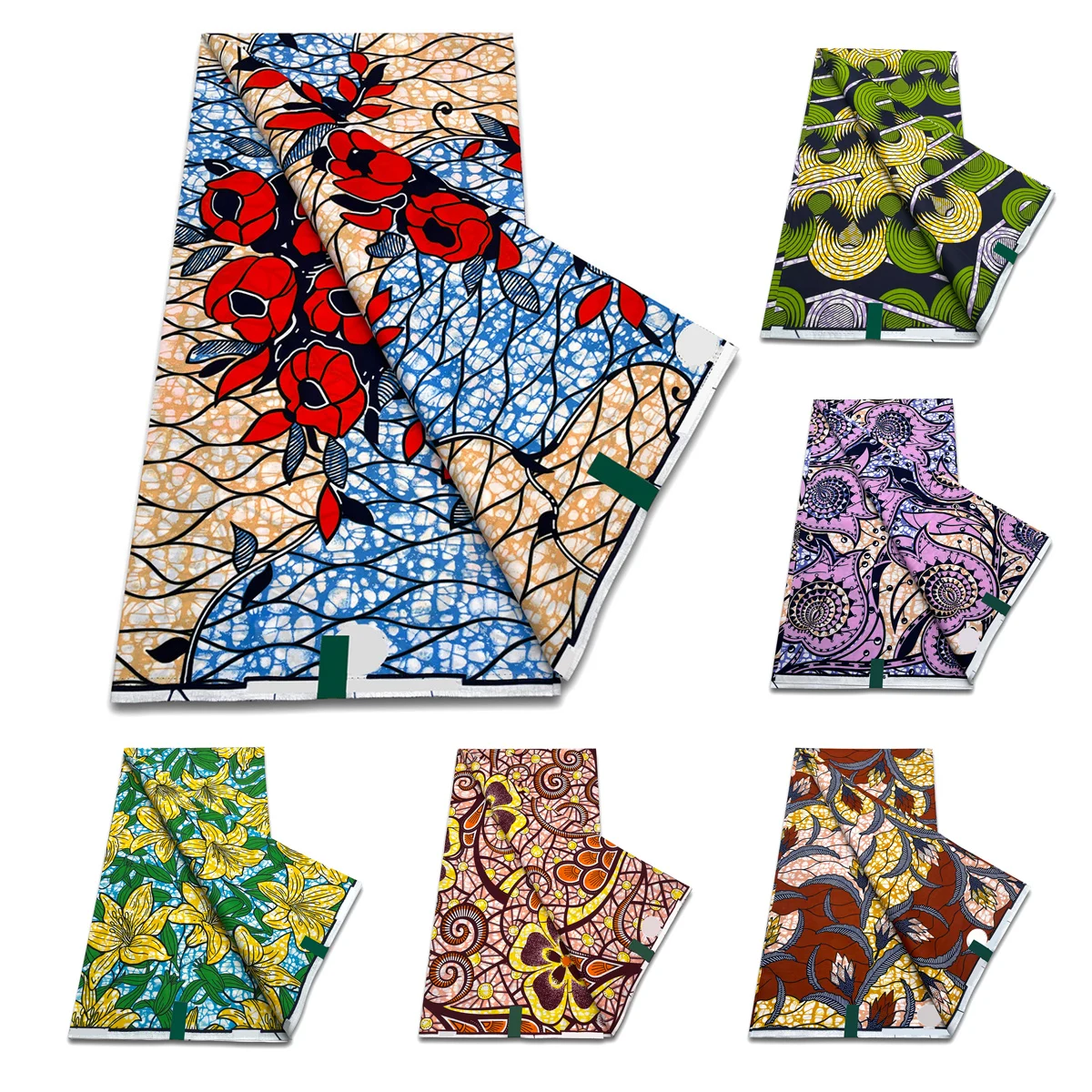 Tissu Africain Authentique et Authentique, Imprimé NigWin, 100% Coton, Ankara, Batik, Doux ...