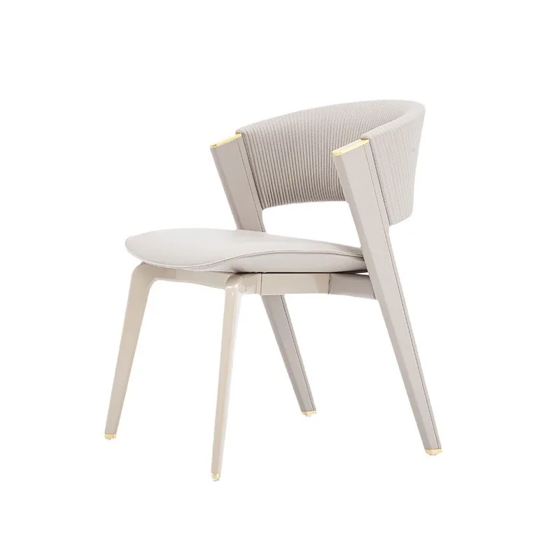 Chair simple modern backrest stool with ash wood banquet chair ...
