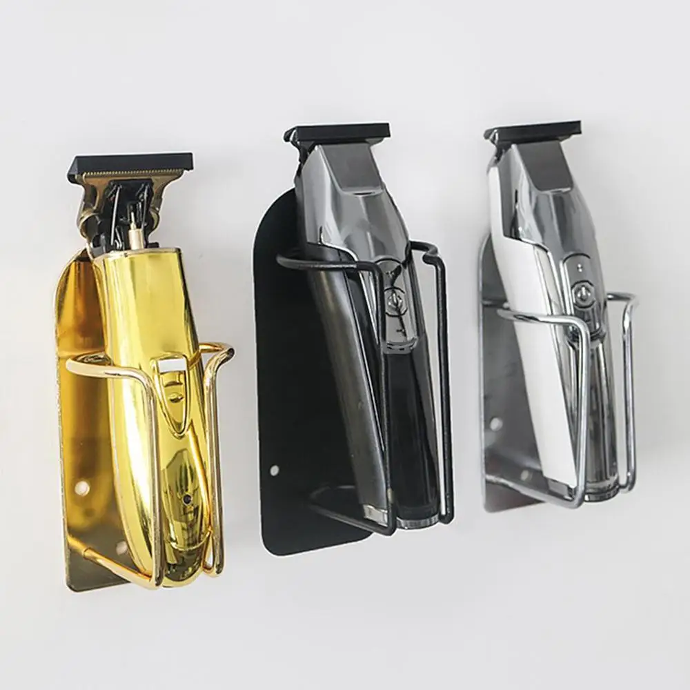 1pcs-Stainless-Steel-Frosted-Hair-Clipper-Holder-Salon-Hairdressing ...