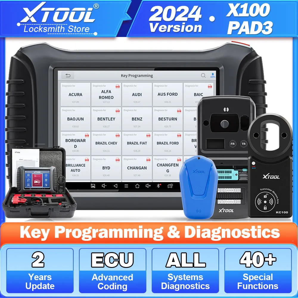 XTOOL-X100-PAD3-Elite-Auto-Key-Programmer-Professional-OBD2-Diagnostic ...