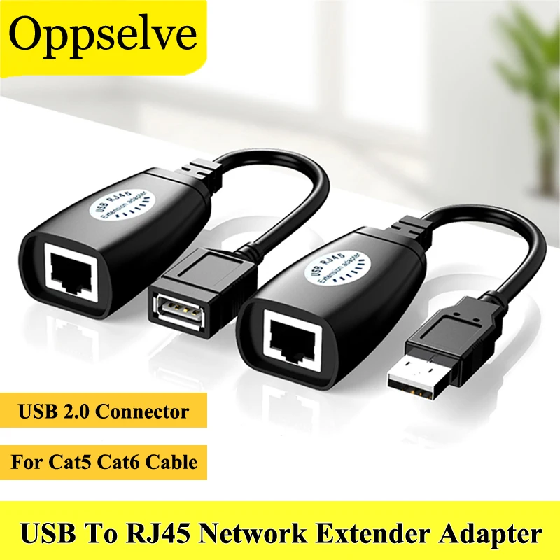 USB To RJ45 Network Cable Adapter Cat6 Cat5 LAN Ethernet Network ...