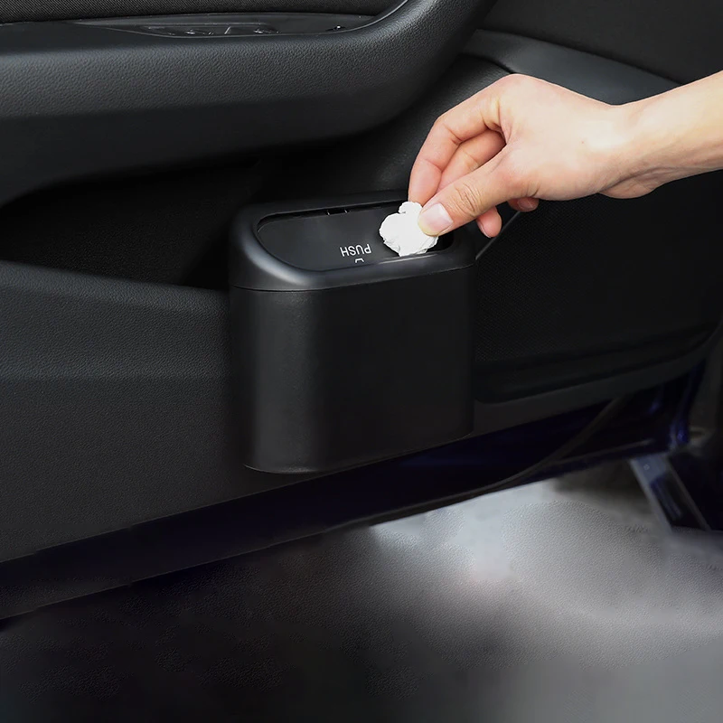 Hanging-Car-Trash-Can-Vehicle-Garbage-Dust-Case-Storage-Box-ABS-Square ...