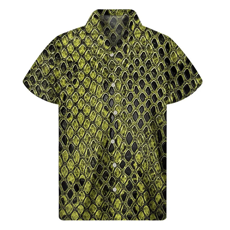 Fashion-Animal-Snake-Skin-3D-Print-Hawaiian-Shirts-Men-Multi-Color ...