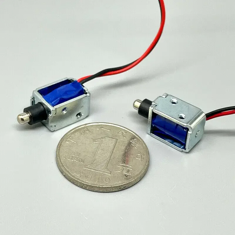 DC 3V 5V 6V 9V 12V 8mm * 10mm Mini Apró Push-Pull Tér Szolenoid Through ...