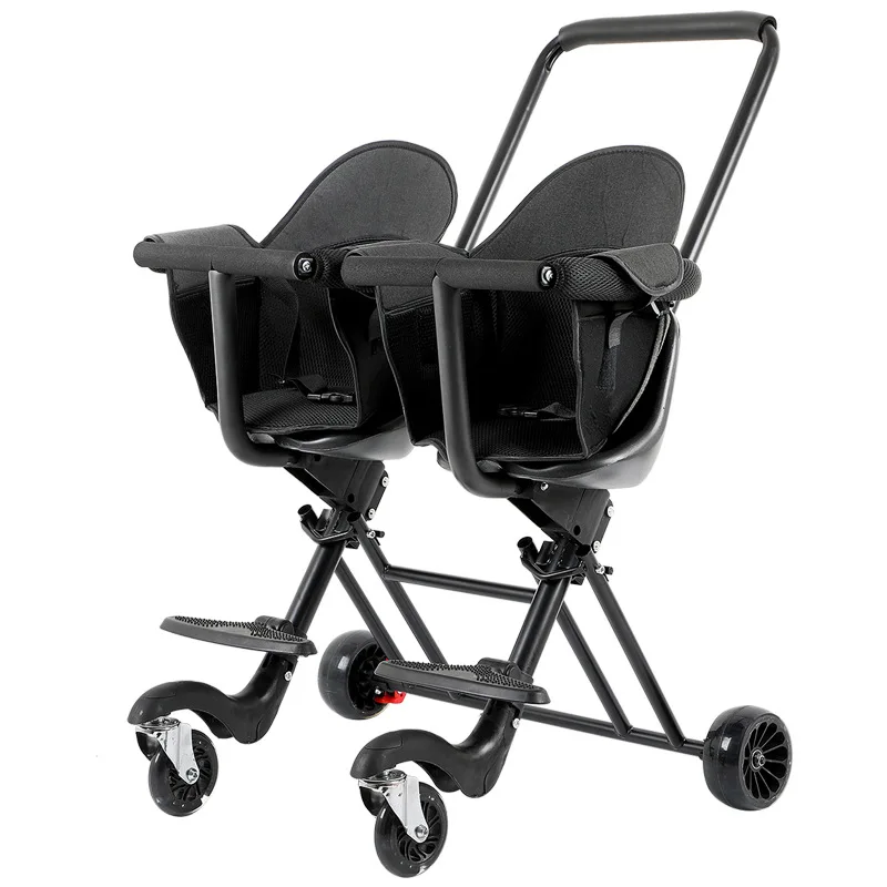 The-New-Twin-Baby-Stroller-Double-Walking-Baby-Two-child-Artifact ...