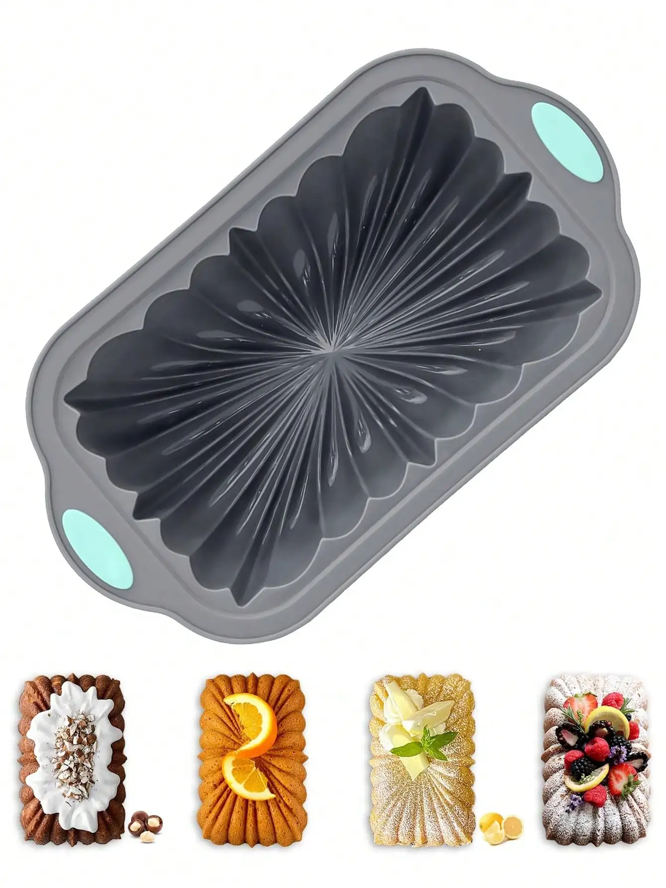 Leeseph-Rectangle-Cake-Mold-3D-Cake-Mold-Baking-Loaf-Tool-Pastry-Baking ...
