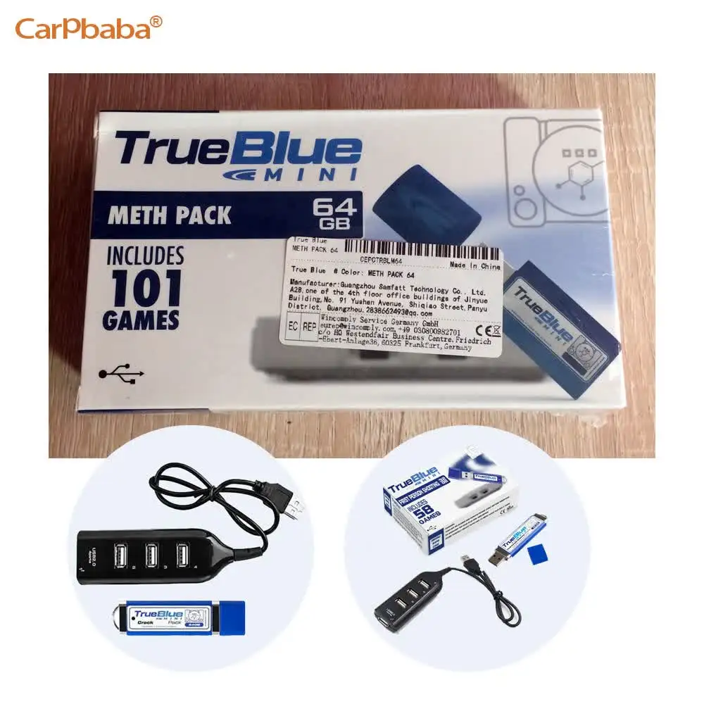 W3 For True Blue Mini CRACK PACK 64 Game Stick Drive Game Parts Retro ...