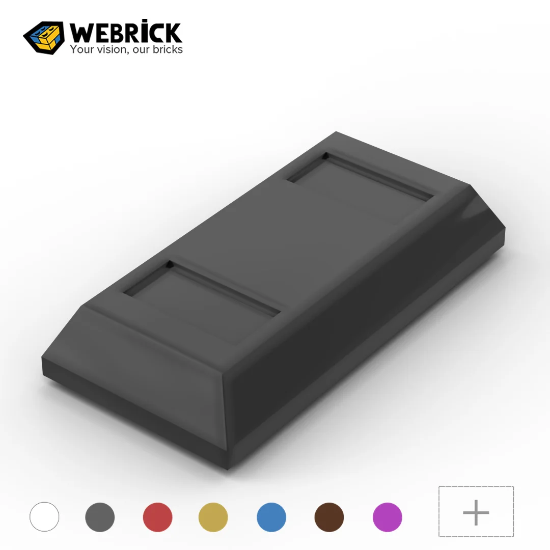 100PCS-Webrick-MOC-99563-1x2-Glossy-Golden-Brick-Creative-Building-Block-Model-Kids-DIY-High ...