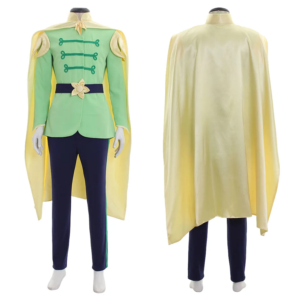 Adult-Men-Frog-Cosplay-Costume-Suit-Green-Prince-Outfit-King-Prince ...