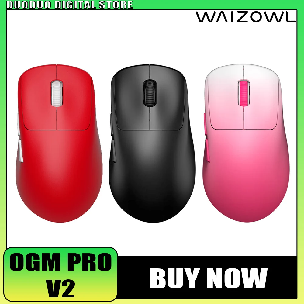 Wizowl-Ogm-Pro-V2-Wireless-Gaming-Mouse-8k-3-Mode-Leve-Sensor-Paw3950 ...
