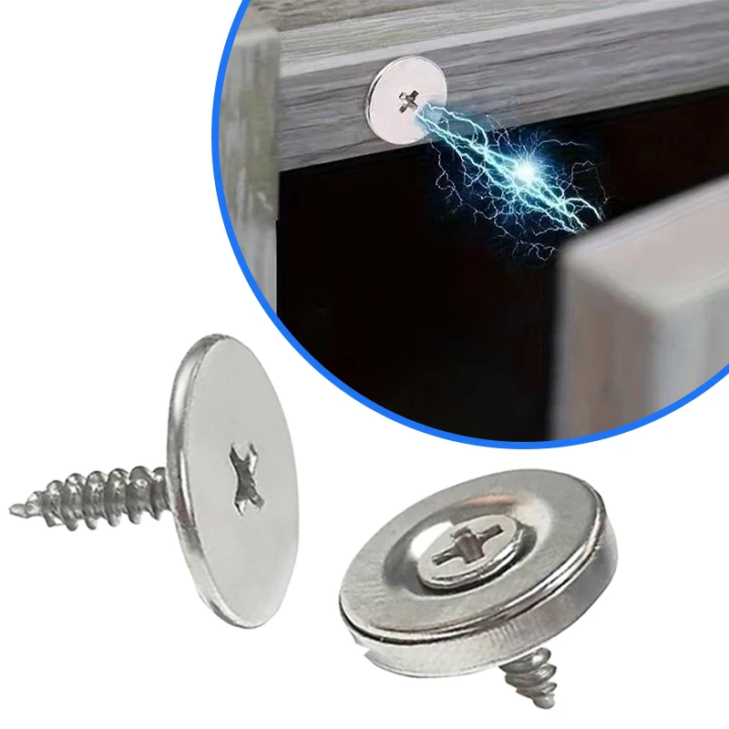 Ultra Thin Cabinet Magnetic Catch Hidden Round Metal Magnetic Latch ...