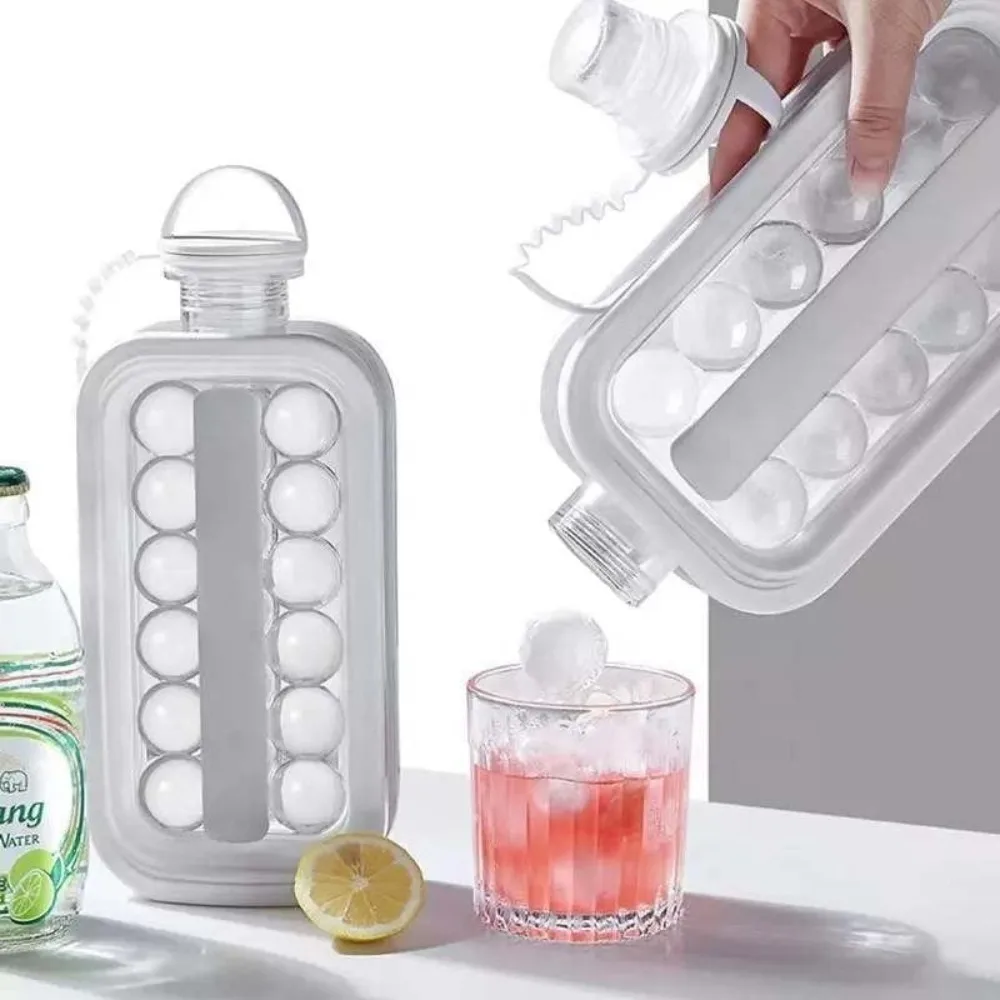 Portable-2-in-1-Folding-Ice-Maker-Water-Bottle-Creative-Ice-Cube-Mold ...