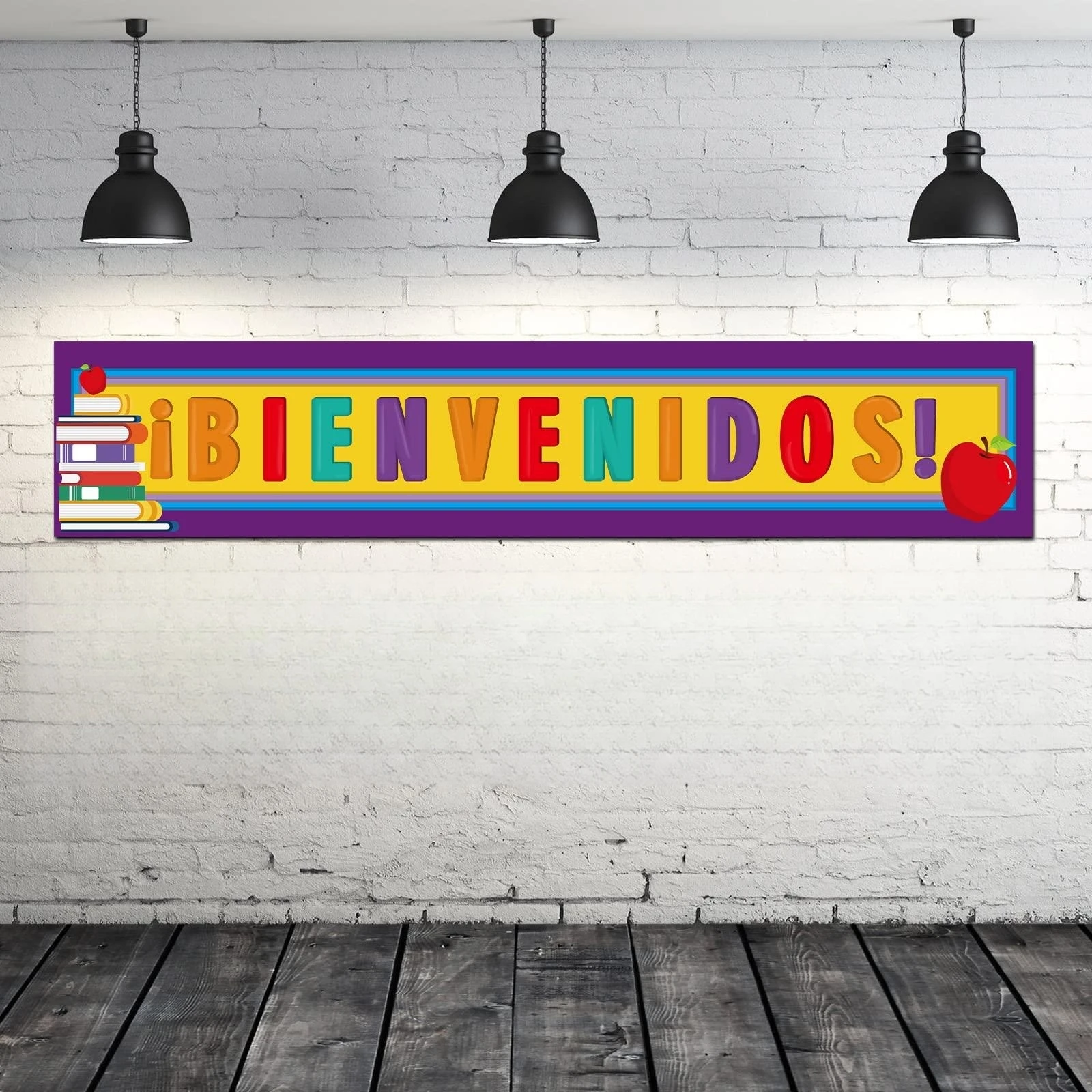 Cartel de bienvenida en español, cartel inspirador, pancartas en ...
