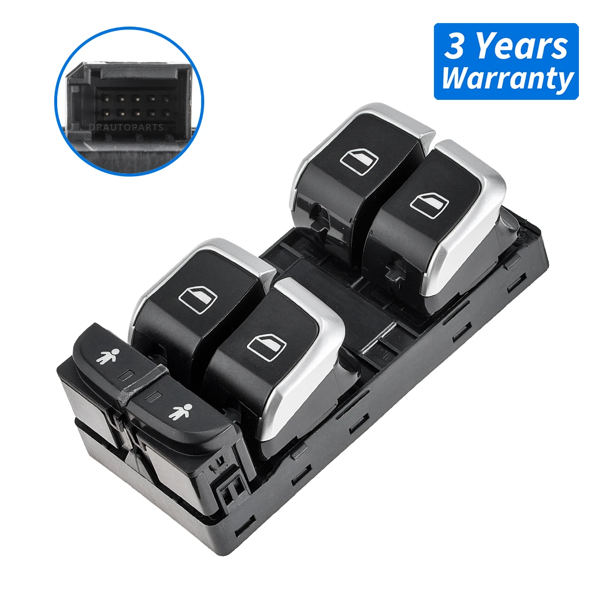 Front Left Window Control Switch 4G0959851 4G0 959 851 For Audi A6 S6 ...