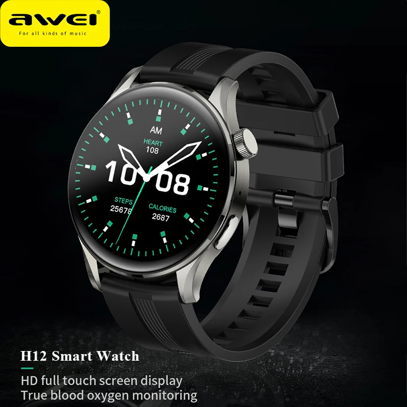 Awei H12 2023 Men Women Smartwatch Bluetooth Calls Fitness Smart Watch ...