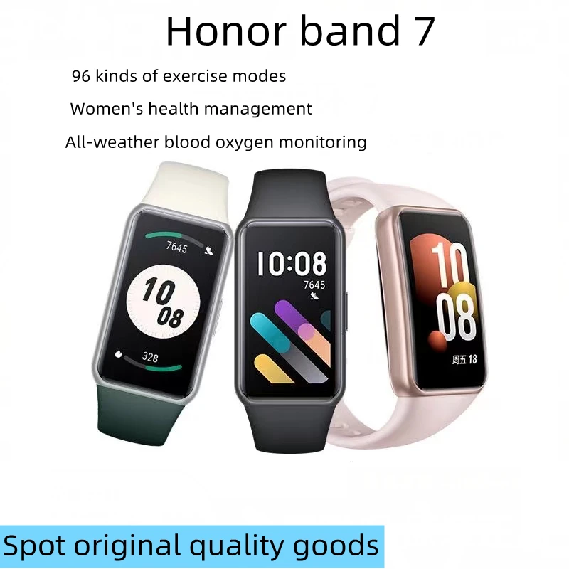 Honor-band-7-Intelligent-Blood-Oxygen-Heart-Rate-Detection-Two-Weeks ...