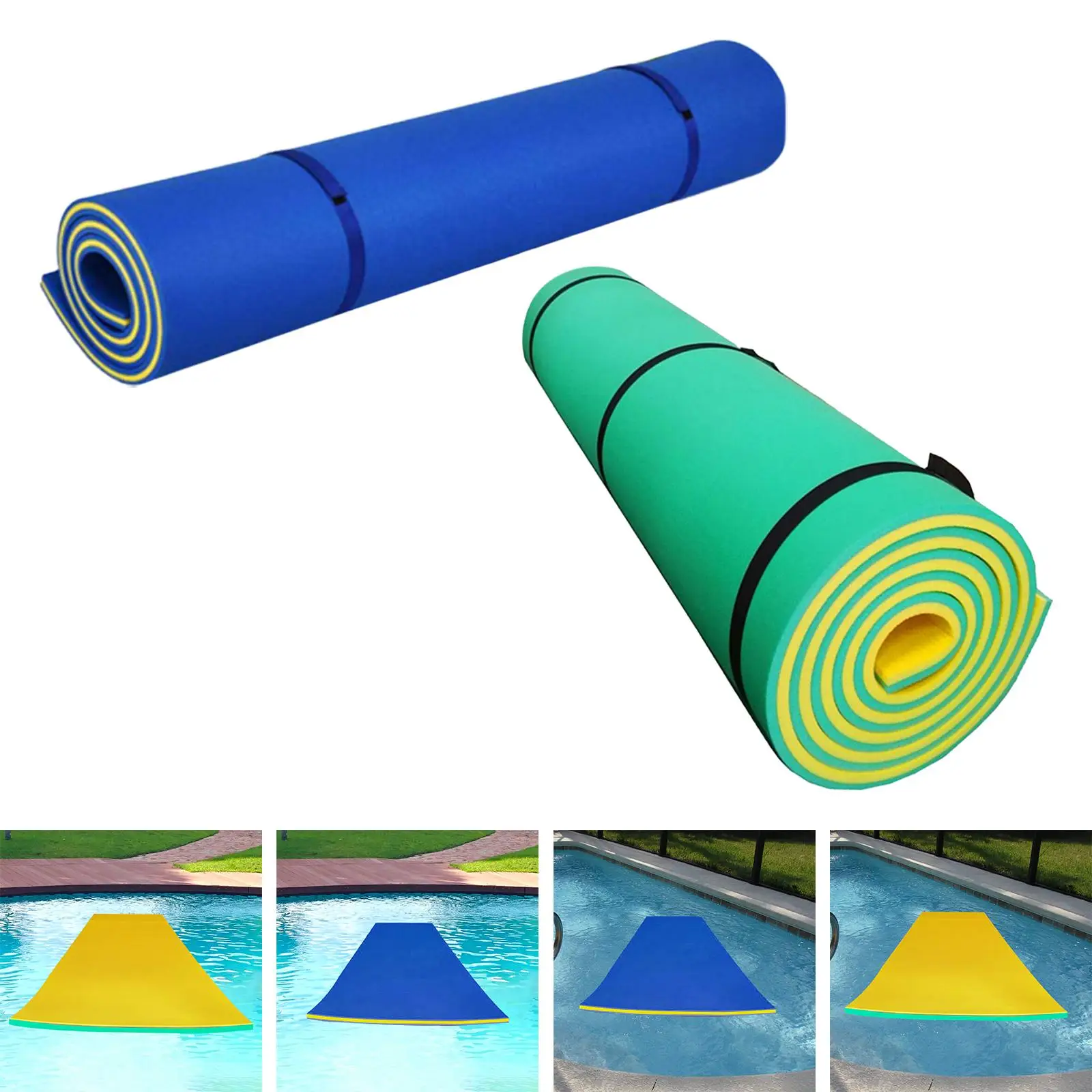 Water-Float-Mat-Floating-Raft-for-Pool-Floats-Mattress-for-Party-Adults ...
