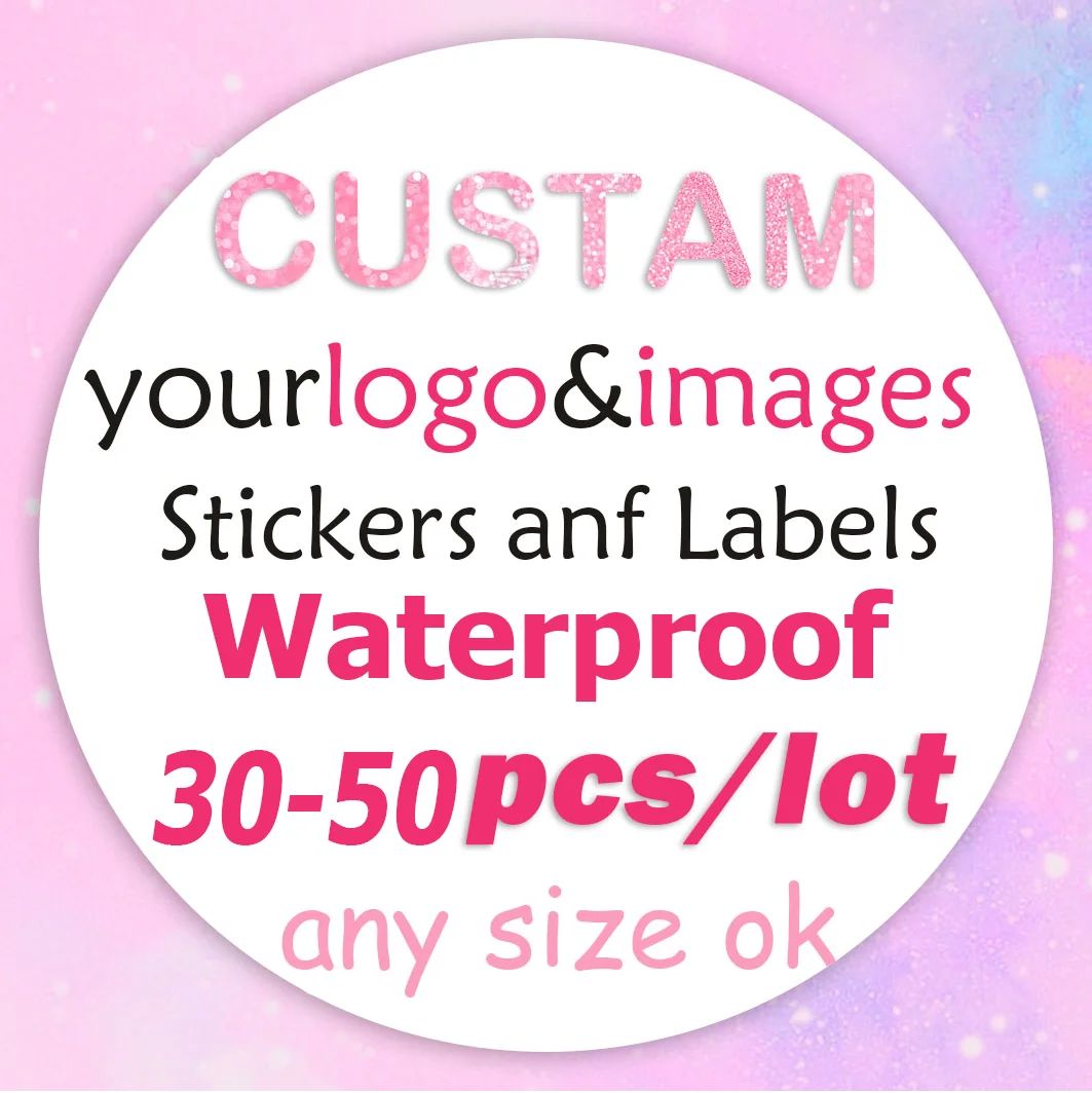 Custom-stickers-and-company-logo-personalized-labels-waterproof-and ...