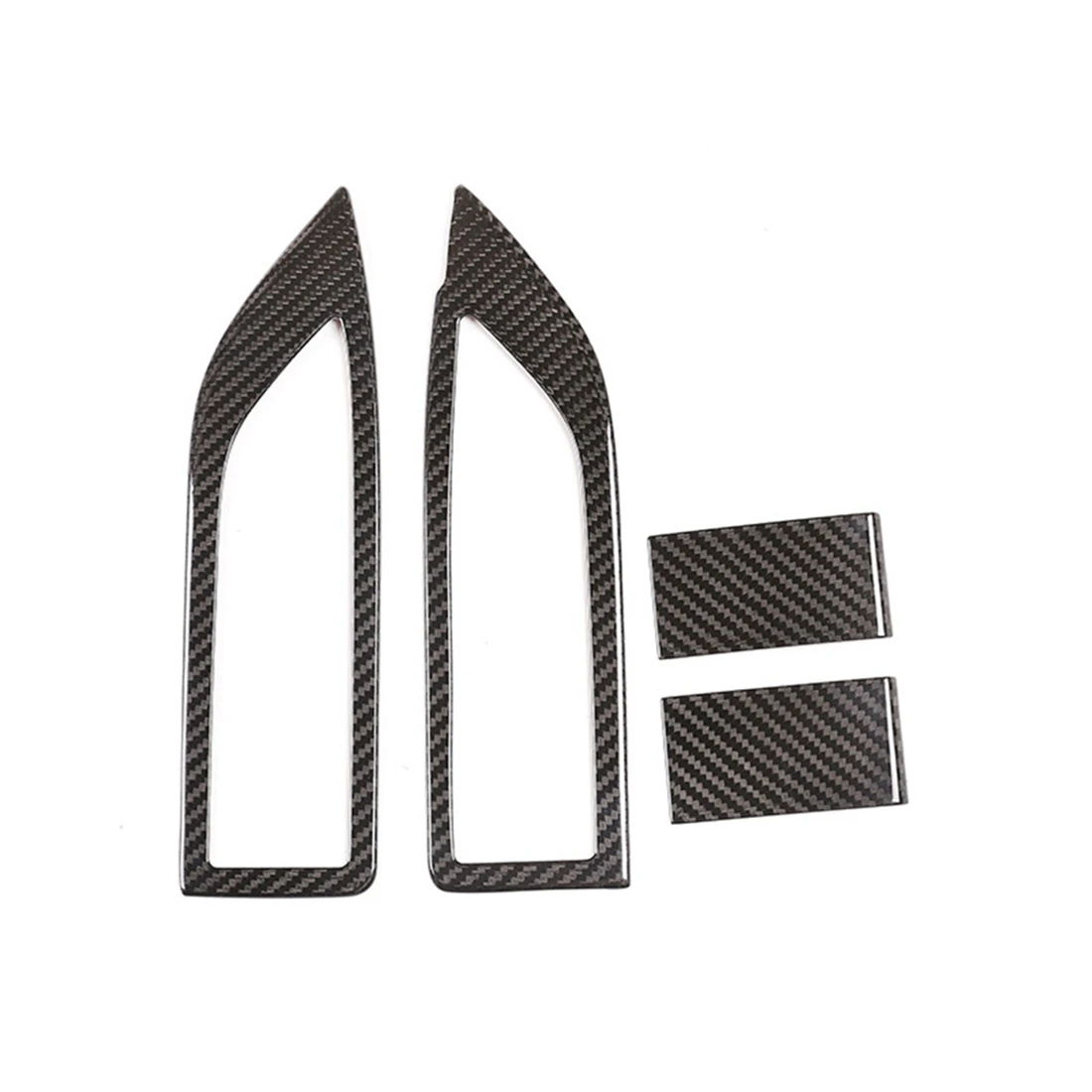 Real Carbon Fiber Door Window Lift Switch Button Cover Trim for Ferrari ...