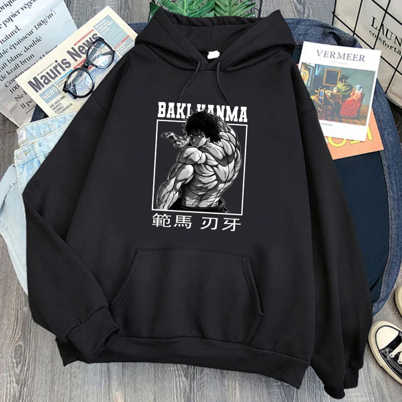 Baki Anime | Baki Grappler Manga | Sweatshirt Hanma Yujiro | Baki Anime ...