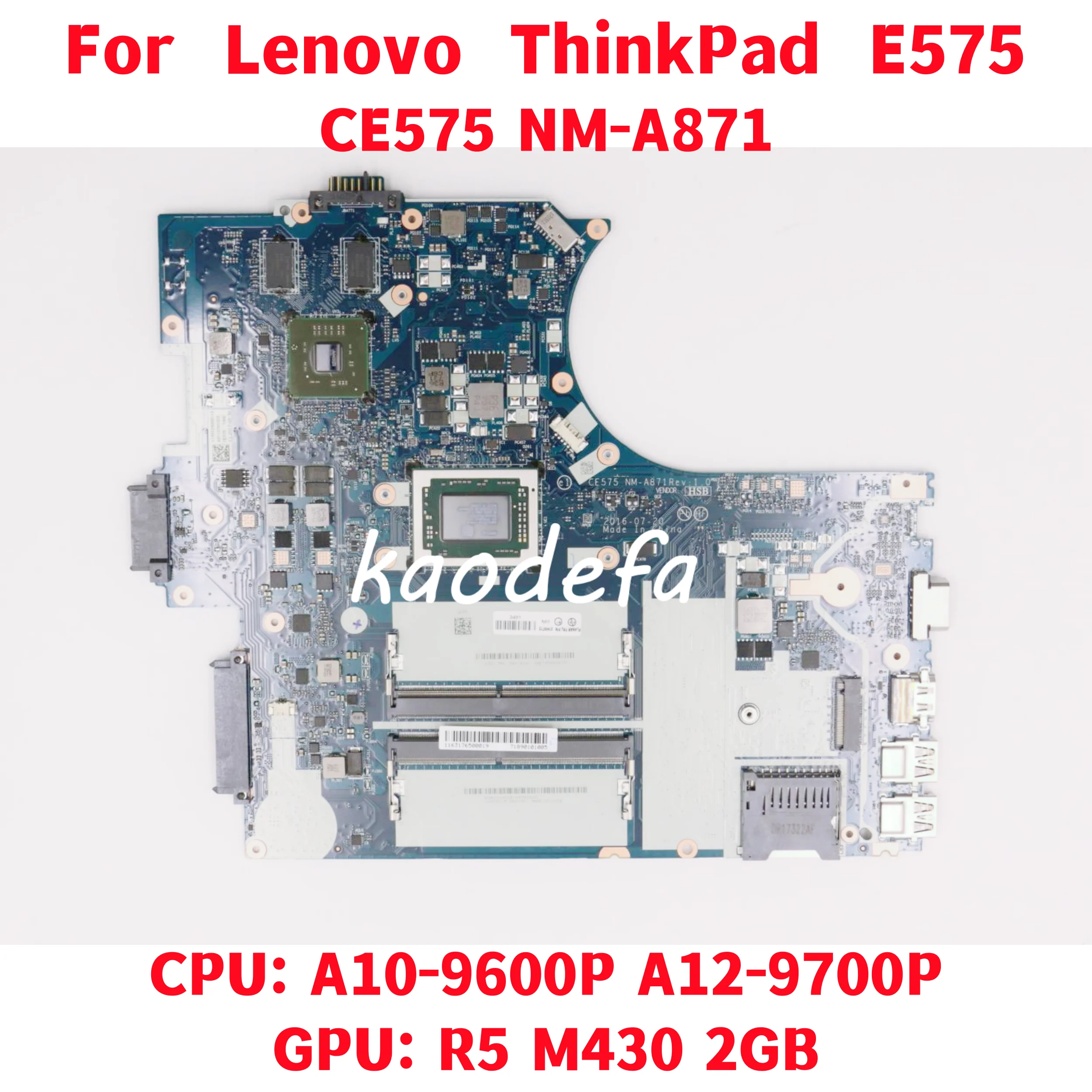 NM-A871-Mainboard-For-Lenovo-ThinkPad-E575-Laptop-Motherboard-CPU-A10 ...