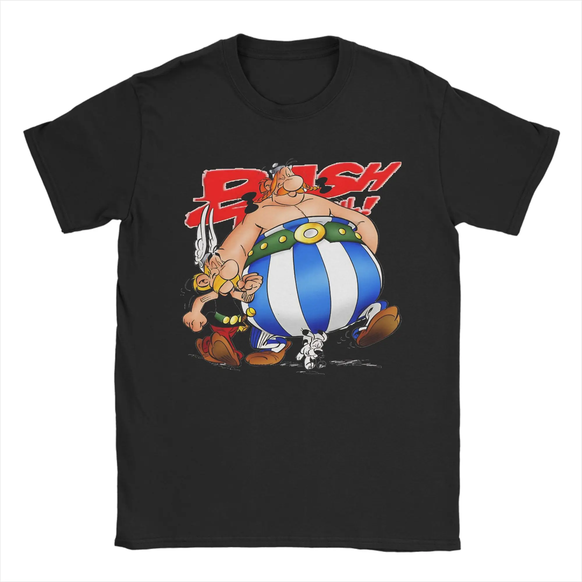 Men's T-Shirts fat ghalia guy Asterix And Obelix Vintage Pure Cotton ...