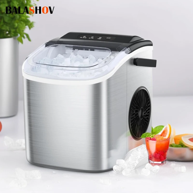 Electric-Ice-maker-for-Bar-Home-Kitchen-Office-bullet-cylindrical-Cube ...