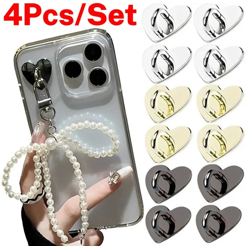 Kawaii-Self-adhesive-Metal-Heart-Phone-Charm-Holder-Cell-Phone-Case ...