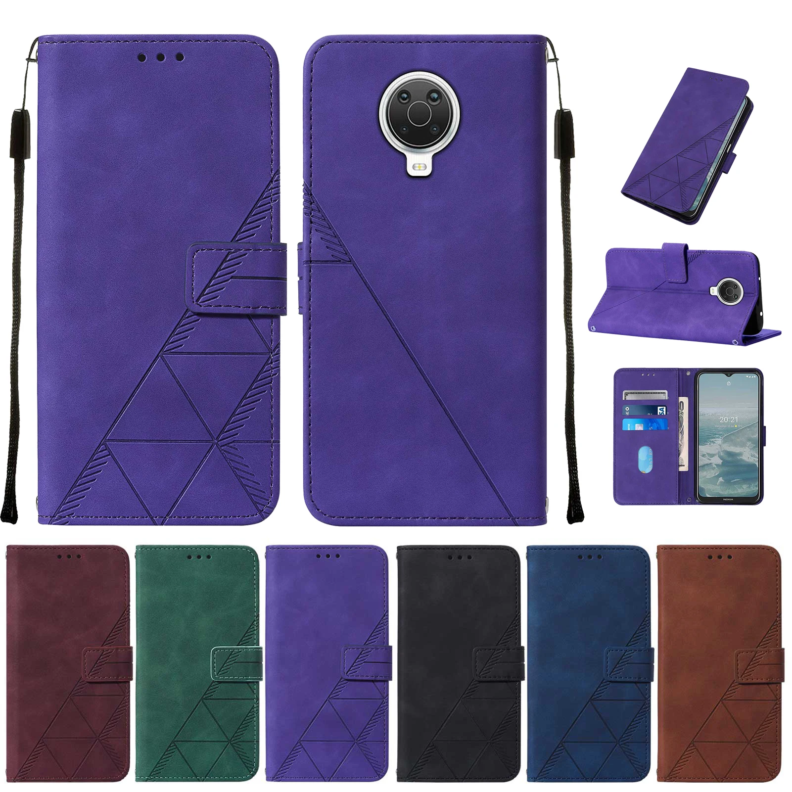 G10 Business Case for Nokia G10 TA-1334 TA-1351 TA-1346 TA-1338 Leather ...