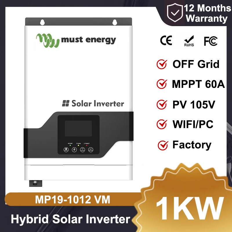 MUST-Energy-1KW-12V-230V-Home-MPPT-Hybrid-Solar-Inverter-MPPT-60A-PV ...