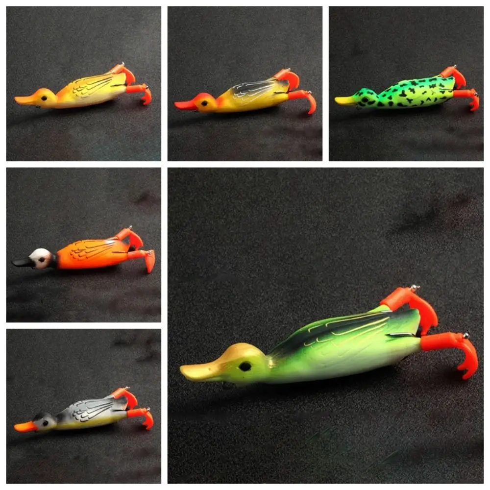 9cm-Flipper-Duck-Wobblers-Fishing-Tools-Bionic-Thunder-Bass-Duck-Double ...